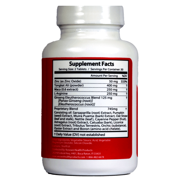 Natural Vitamins for Erectile Strength - Lexitrol | Renown Health Prod ...